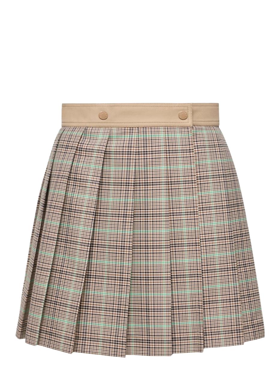 MONCLER Moncler Checked Pleated Mini Skirt